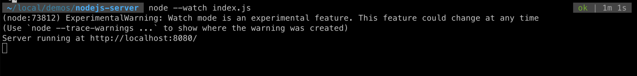 Node.js watch mode | אינטרנט ישראל